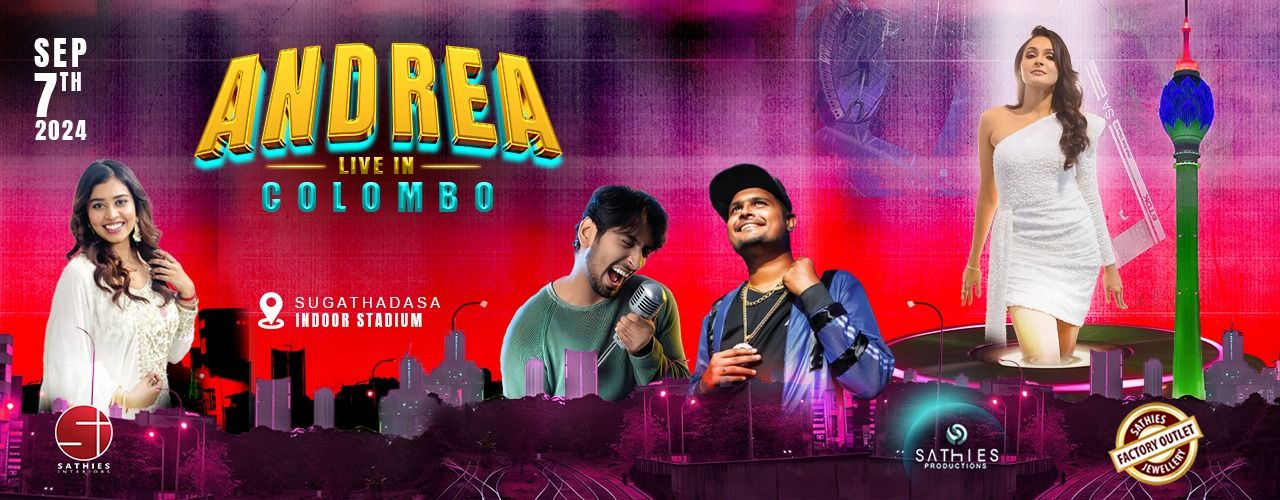 Andrea Live In Colombo Online - BookMyShow