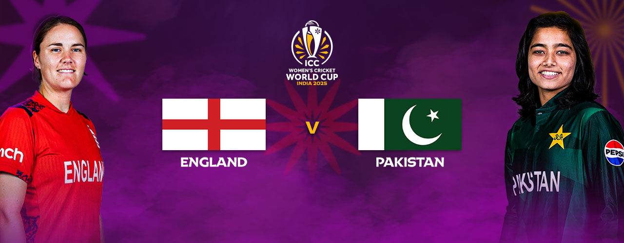 ENGLAND VS PAKISTAN - ICC WOMEN'S CWC 2025 Sports Online - BookMyShow