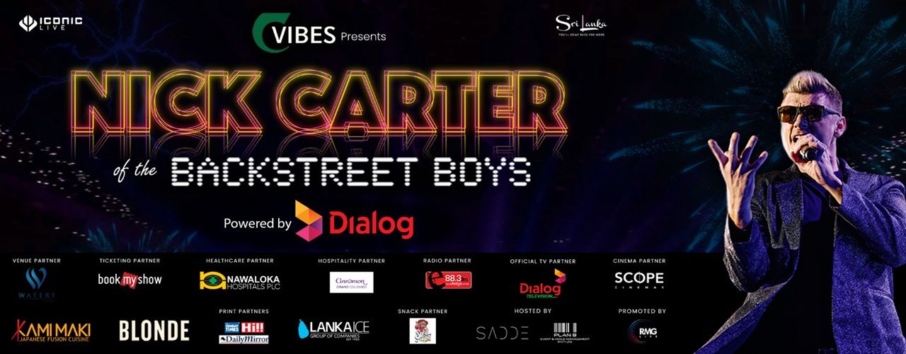 Nick Carter in Colombo 2025 Online - BookMyShow
